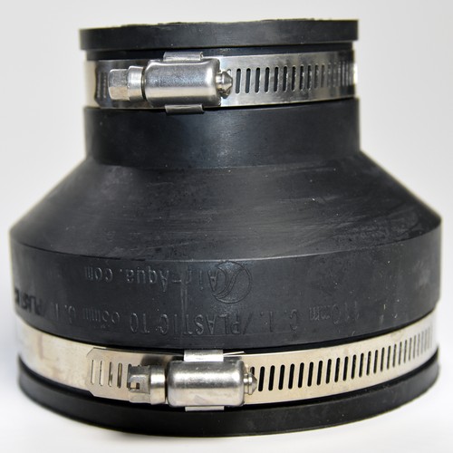 Flexible Reduziermuffe AirAqua® Gummi Reduzierung Muffe Koi Teich 63 ...