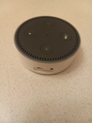 Amazon Echo Dot 2nd Gen RS03QR White Bluetooth Wi-Fi Alexa-Enabled Smart Speaker | eBay