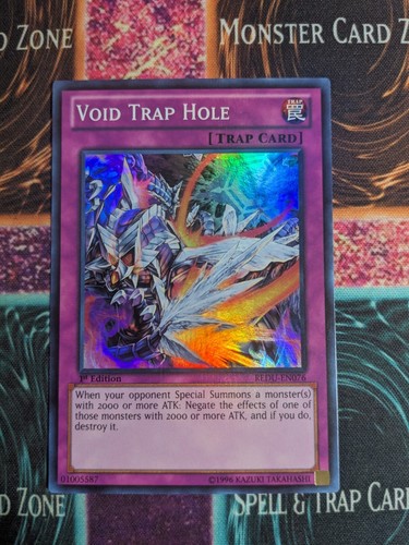 Yu-Gi-Oh! Void Trap Hole REDU-EN076 1st Edition Super Rare NM a1/ | eBay