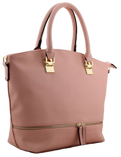 Womens Faux Leather Plain Solid Color Tote Shoulder Handbag Ladies ...