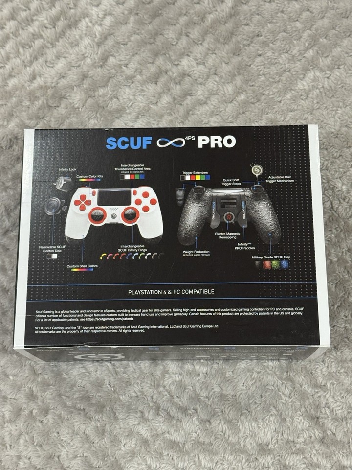 Scuf Gaming Controller for PS4 Infinity 4PS Pro PlayStation UNTESTED ...