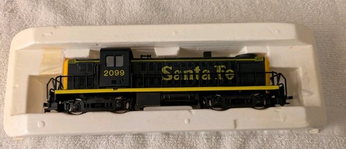 AHM Vintage HO Scale ALCO RS-3 Santa Fe 2099 Diesel Locomotive with Box ...
