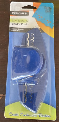 FISKARS EMBOSSING BORDER PUNCH - EYELET LACE #12-2389. Brand New | eBay