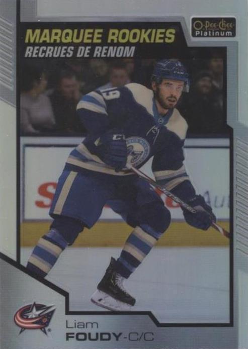 2020-21 O-Pee-Chee Platinum - Marquee Rookies Liam Foudy #158 Rainbow ...