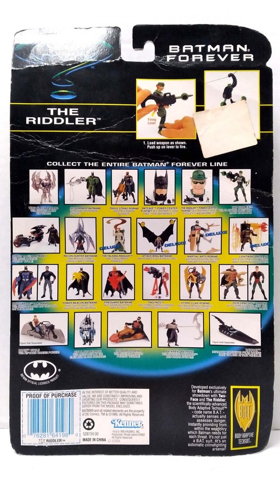 Kenner The Riddler with Firing Question Launcher Legend of Batman ...