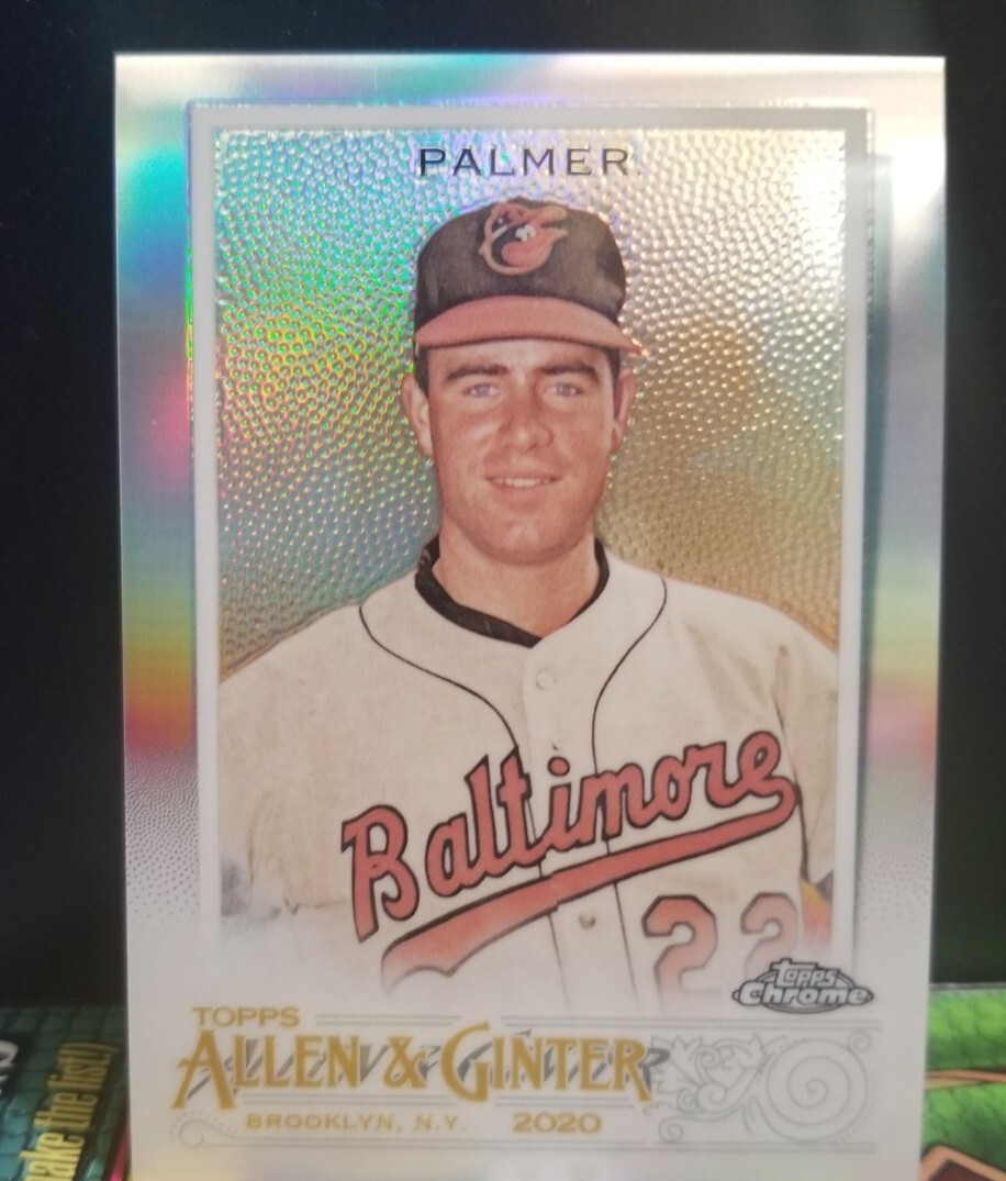 2020 Topps Allen & Ginter Chrome JIM PALMER Refractor; Orioles #132 | eBay