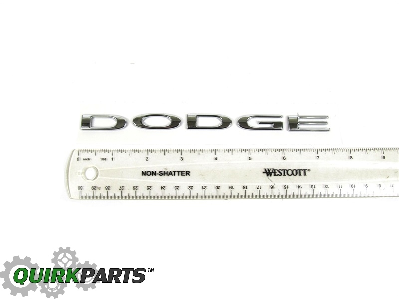 2015-2019 DODGE CHALLENGER REAR CHROME EMBLEM NAMEPLATE BADGE OEM MOPAR ...