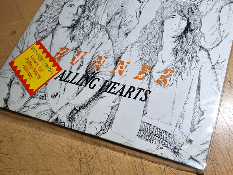 RUNNER - Falling Hearts [ 1991 Korea Only Press LP ] Rare Sleeve SEALED ...