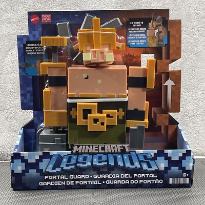Minecraft Legends Portal Guard Launch & Slam Action Figure Mattel ...