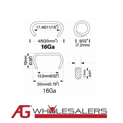 C7 HOG RING GUN & STAINLESS STEEL C CLIPS - JAMBRO STLYE PLIERS FENCING ...