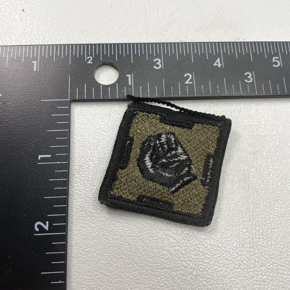 Black On Green FIST Patch 23AI | eBay