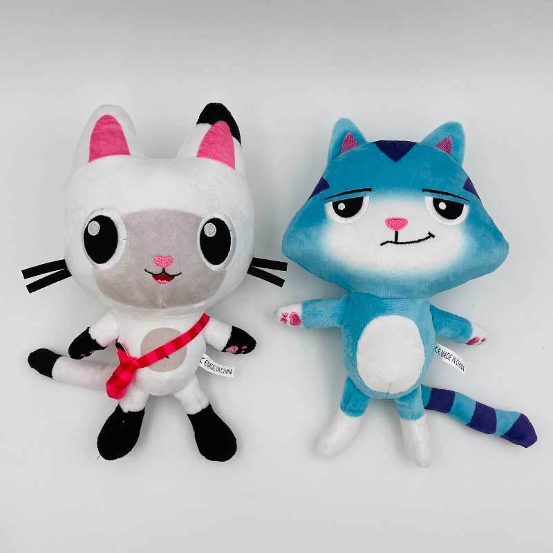 Gabby's Dollhouse Pandy Paws Plush Toy Mermaid Cat Stuffed Animal Doll ...