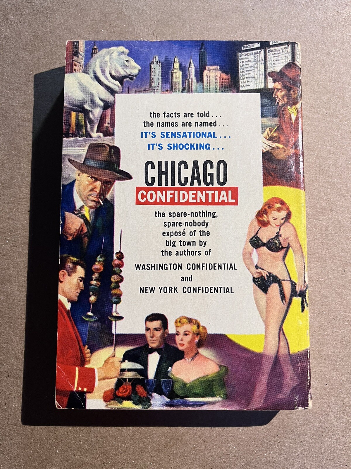 CHICAGO CONFIDENTIAL by Jack Lait vintage 1950 Dell paperback SEEDY HISTORY | eBay
