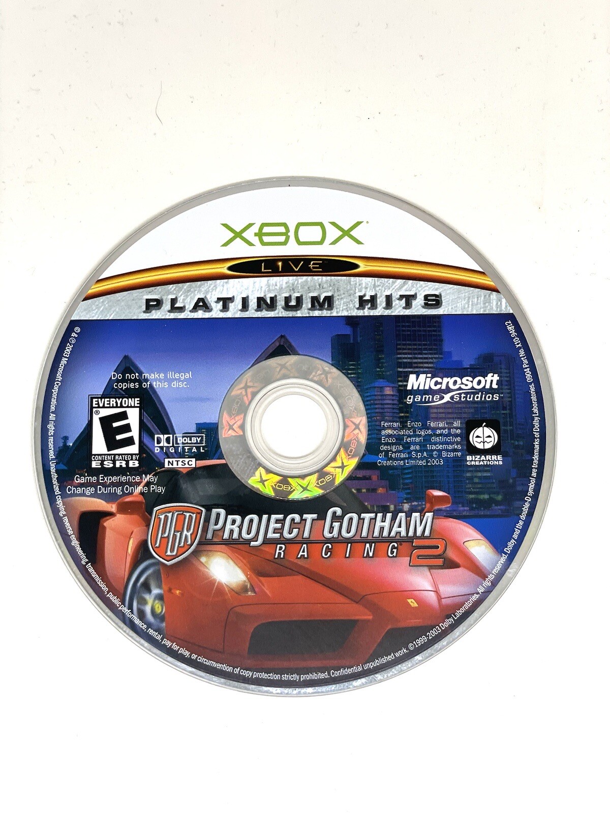 Project Gotham Racing 2 PH Microsoft Xbox Video Game Disc Only Clean ...