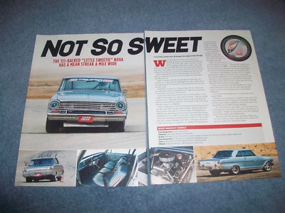 1963 Chevy II Nova TCI Engineering Track Test Info Article "Not So ...