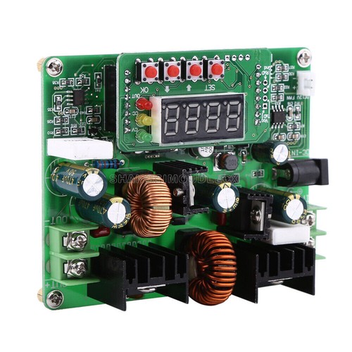 38V 6A CC CV DC-DC Converter Digital Boost Buck Step Up Step Down ...