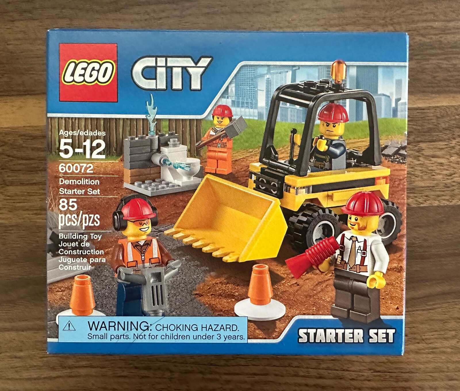 LEGO City 60072 DEMOLITION STARTER SET Front Loader Construction Worker ...