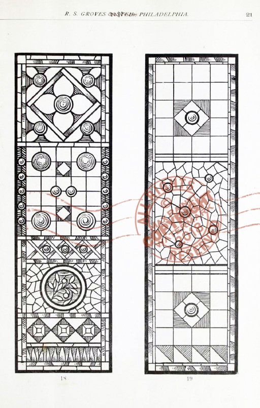 Groves Steil (1888) CATALOG Art Stained Glass Window Figures Ornamental ...