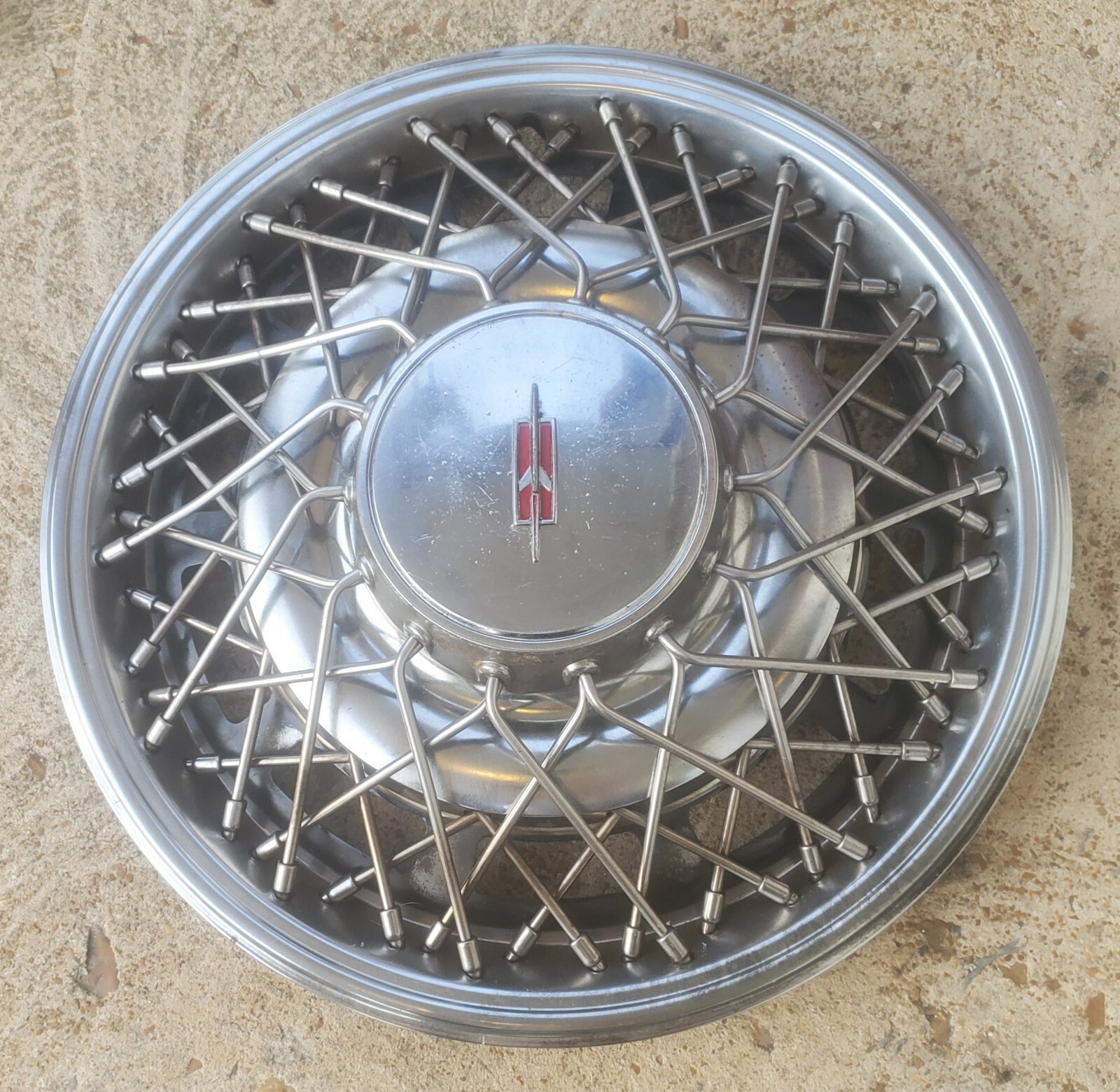 (1) 1979-1980 Oldsmobile Toronado 15" Wire Spoke Hubcap Wheel Cover #B ...