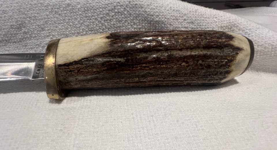 Vintage Case XX 5300 Nine Dot Stag Apache Fixed Blade Knife Serial No ...