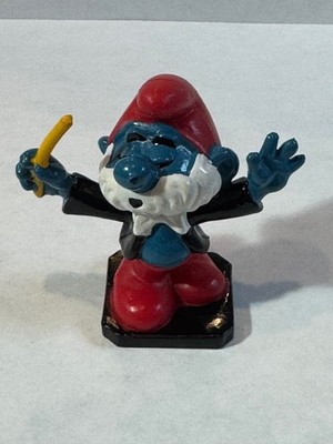 Smurfs 20092 Papa Smurf Band Leader Orchestra Conductor Vtg Bully Music ...