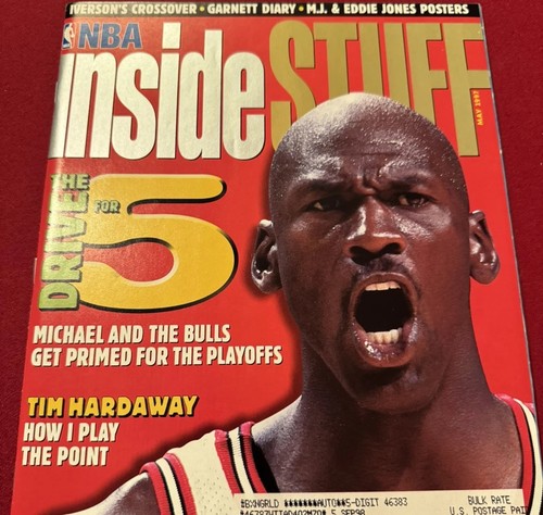 May 1997 NBA Inside Stuff Basketball Magazine Michael Jordan Chicago W ...