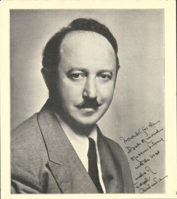 JOSEPH AUSLANDER - INSCRIBED MAGAZINE PHOTO SIGNED | eBay