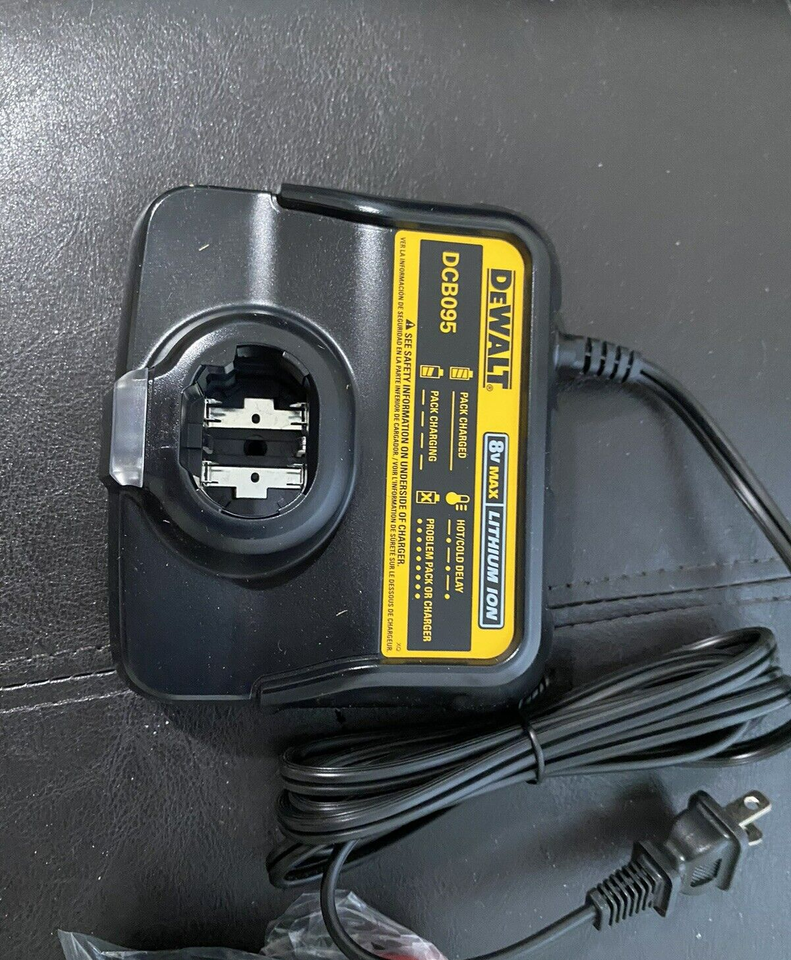 DEWALT DCB095 8V Max Cordless Tool Battery Charger NEW DEWALT ORIGINAL ...