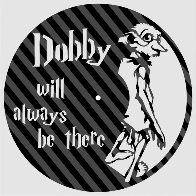 Dxf Cdr File For Cnc Plasma Laser Cut Dobby Harry Potter Clock | My XXX ...