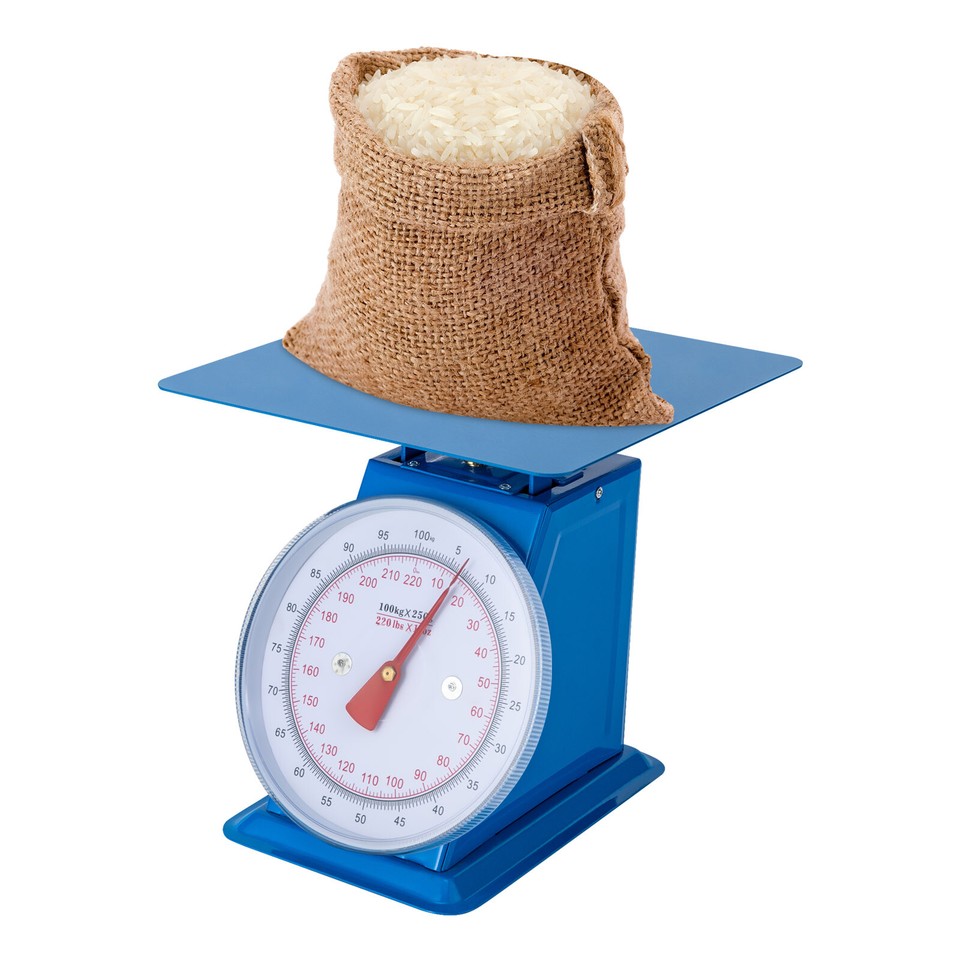 220-LBS Heavy Duty Portion-Control Mechanical Dial Scale Industrial ...