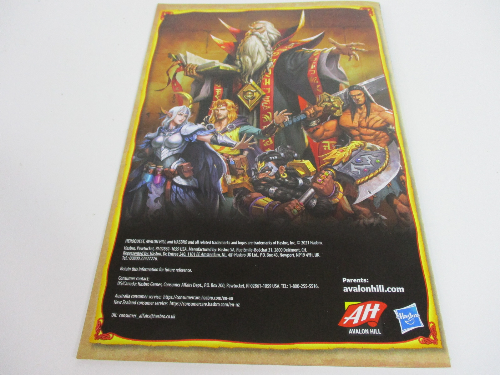 HeroQuest QUEST BOOK & RULE BOOK Avalon Hill NEW!! | eBay