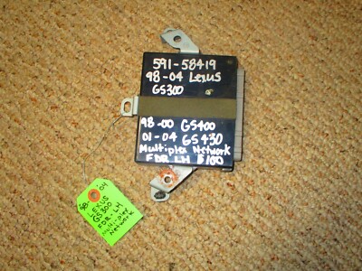 2000 LEXUS GS300 CHASSIS COMPUTER MULTIPLEX NETWORK LH FRONT DOOR ...