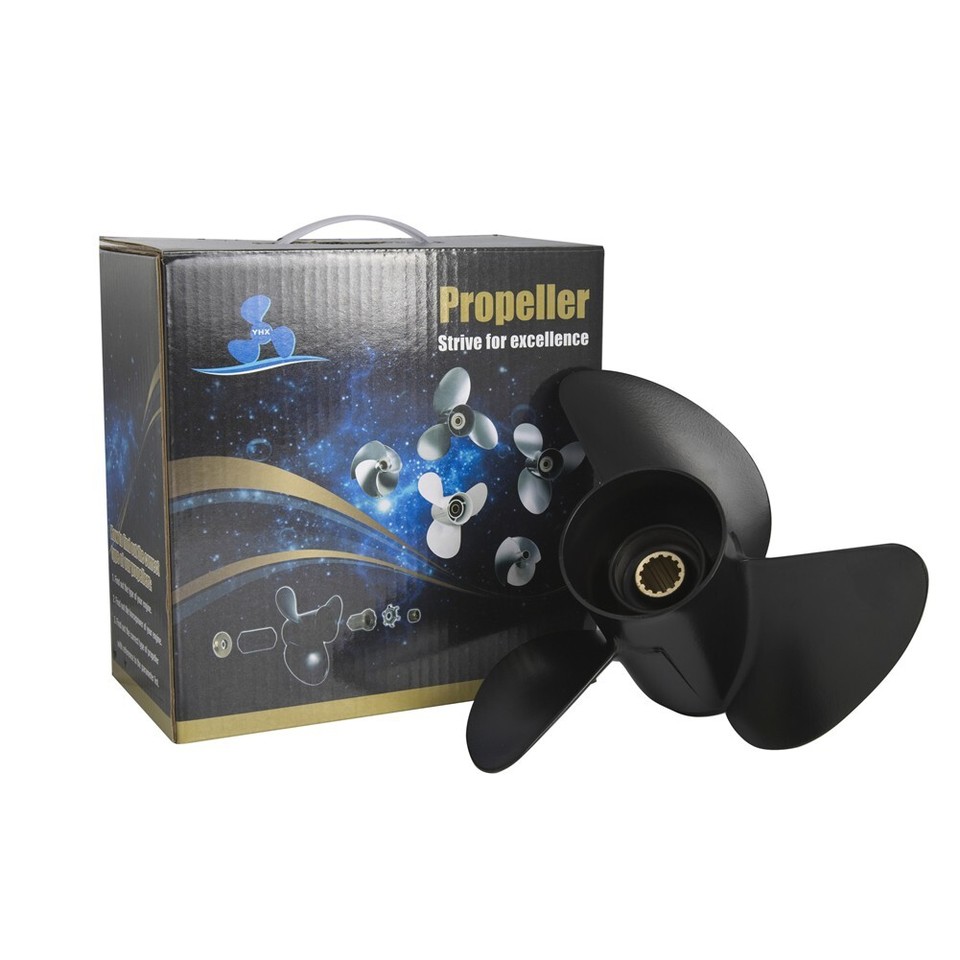 10 1/4 x 15 YBS Black Stainless Boat Outboard Propeller for Yamaha 40 60HP | eBay