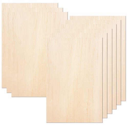 20 Pcs Wood Sheets,Unfinished Balsa Wood Sheets for Crafts DIY Thin ...