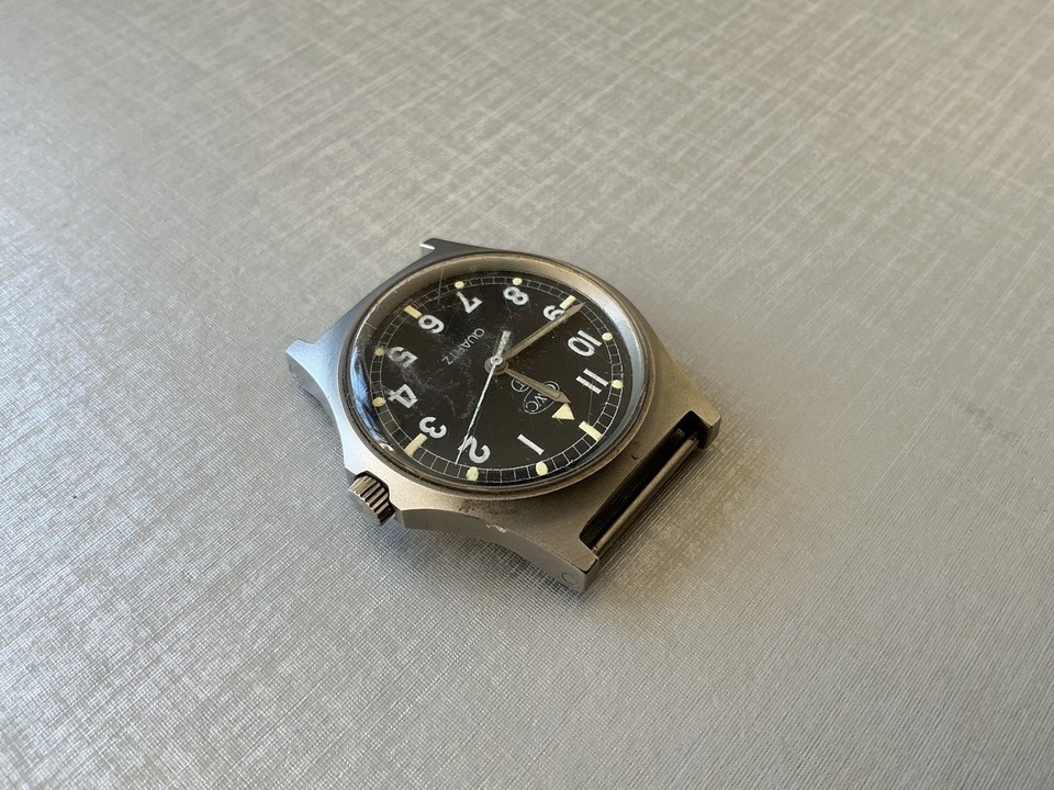CWC G10 'Fatboy' British Army issued watch 1983 'sold as spares or ...