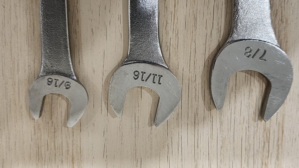 Craftsman 3pc SAE Tappet Thin Long Wrench Set -V- Made in USA | eBay