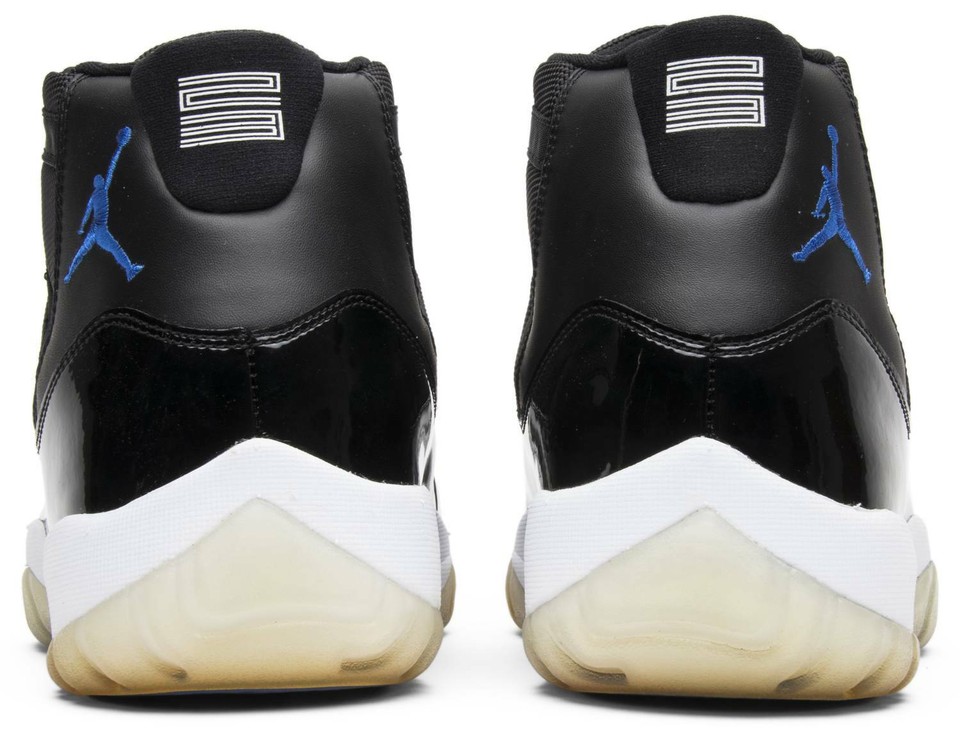 AIR JORDAN 11 RETRO SPACE JAM SIZE 13 BLACK/VARSITY ROYAL 378037-041 ...