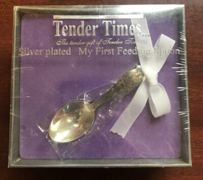 Tender Times Silver plated My First Feeding Spoon | eBay