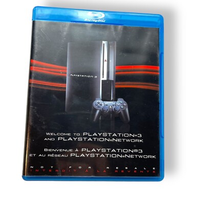 PS3 Blu-Ray Welcome to Playstation 3 & Playstation Network | eBay