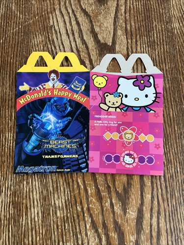 Vintage Hello Kitty Transformers Beast Machines McDonald's Happy Meal ...