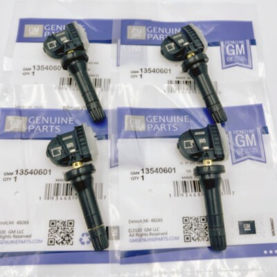 4PCS Genuine OEM 13540604 TPMS Tire Pressure Monitoring Sensor For ...