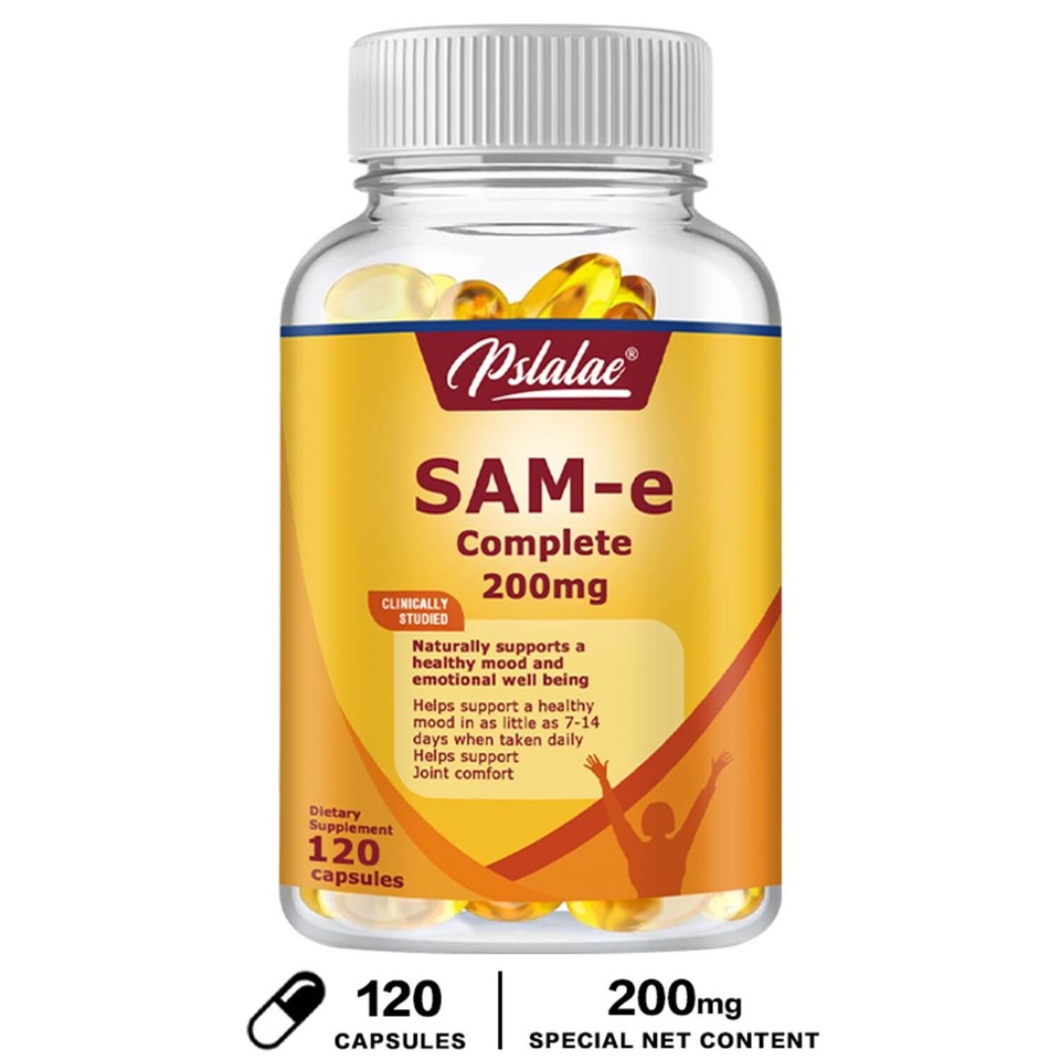 SAM-e Complete 200mg - Mood Support Supplement,Joint,Brain Health ...