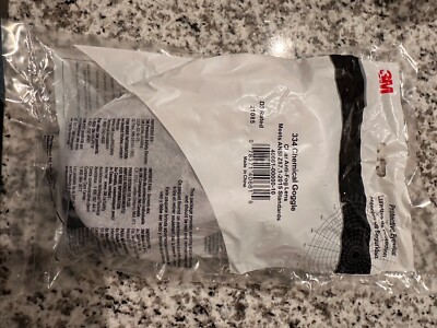 3M 334 Series Splash Chemical Goggle Clear Anti-fog Lens Protective ...