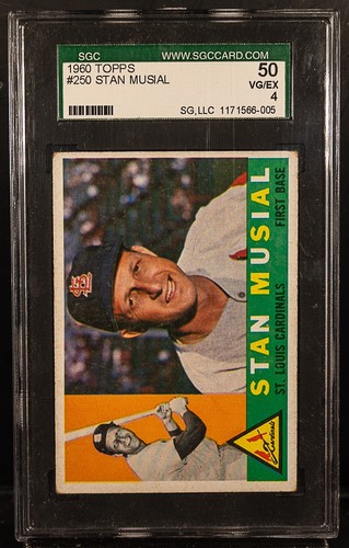 Stan Musial 1960 Topps 250 Cardinals SGC 4 VG-EX 50 | eBay