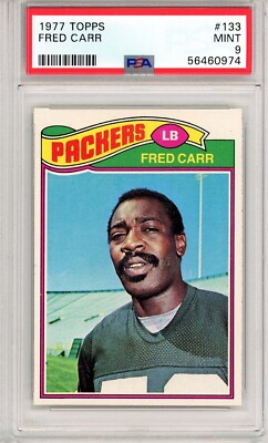 1977 TOPPS #133 FRED CARR - Green Bay PACKERS - PSA 9 | eBay