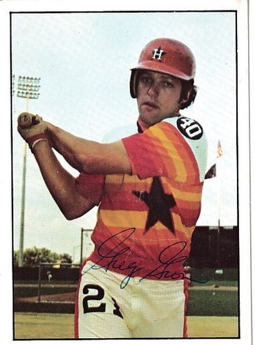 Greg Gross autographed signed autograph auto Houston Astros 1975 SSPC ...