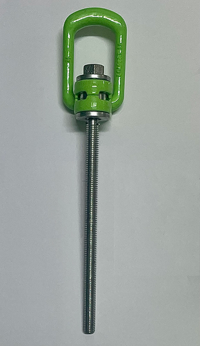 M10 Swivel Lifting Point 0.63T WLL 100mm 'Long Bolt' Version VLBG SLP ...