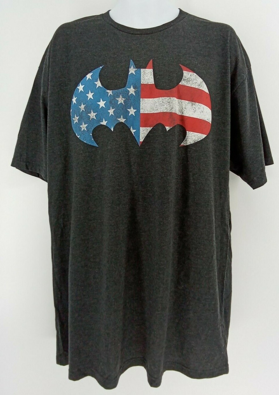 Batman American Flag Mens T-Shirt Officially Licensed 2XLT | eBay