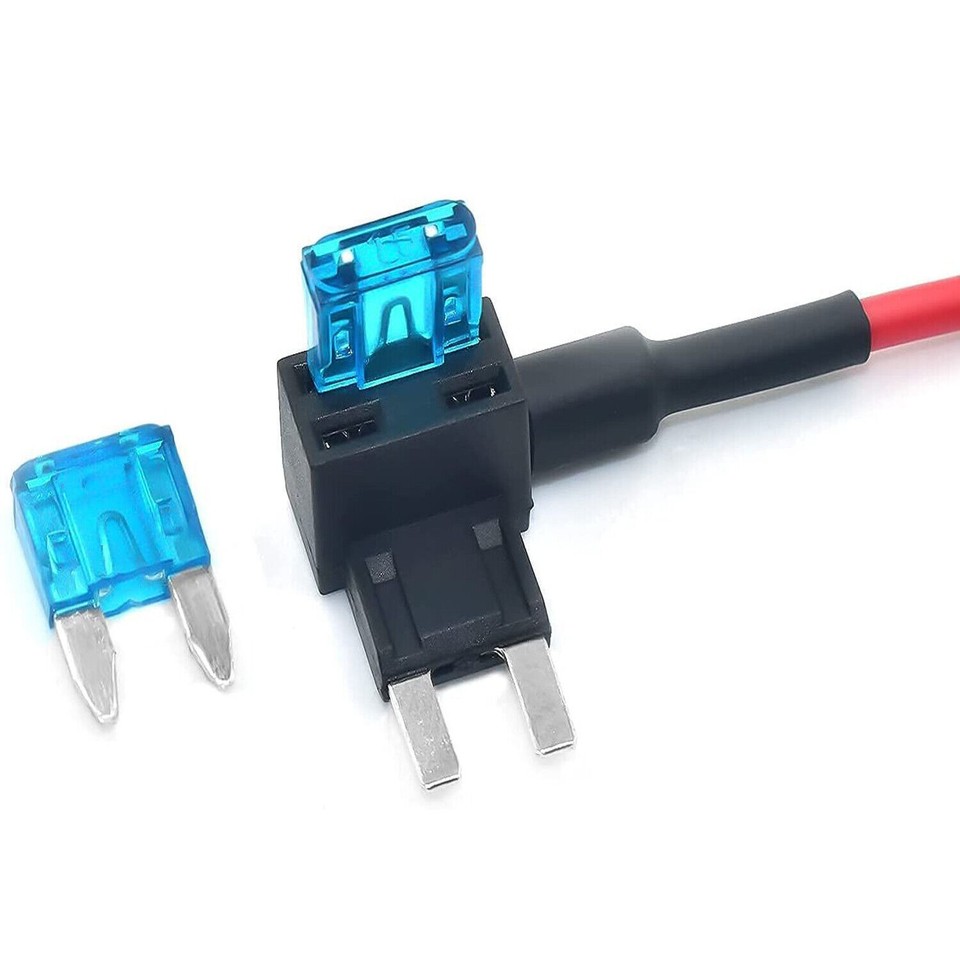 5x Add A Circuit Piggy Back Fuse Tap Mini 15 AMP Blade Fuse Holder ATM ...