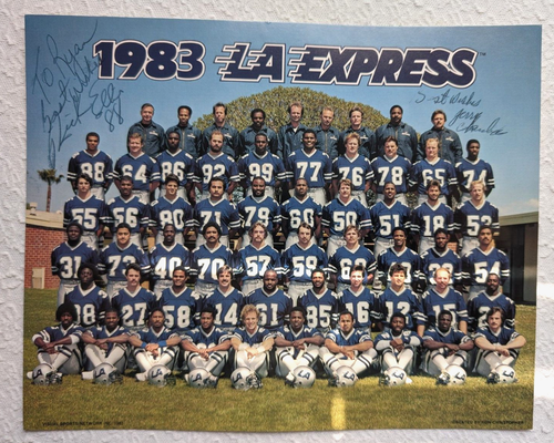 1983 USFL LA Express Color Team Picture 8 X 10 Photo Picture | eBay